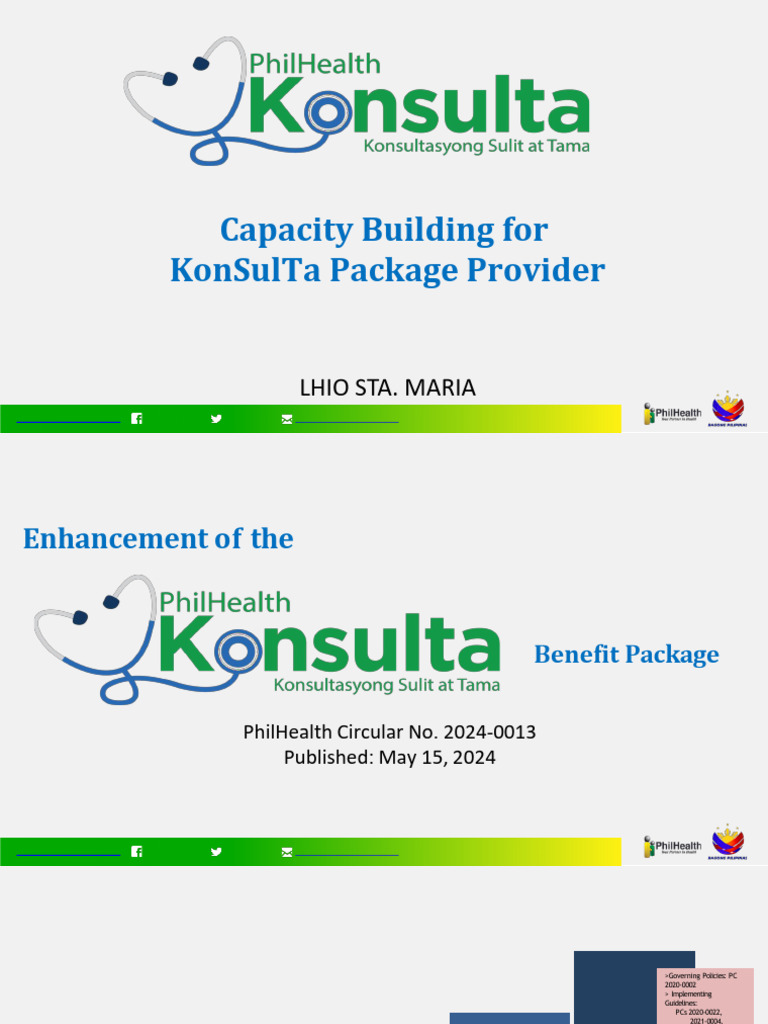 01 Konsulta Policy Update | PDF | Health Care | Medical Specialties