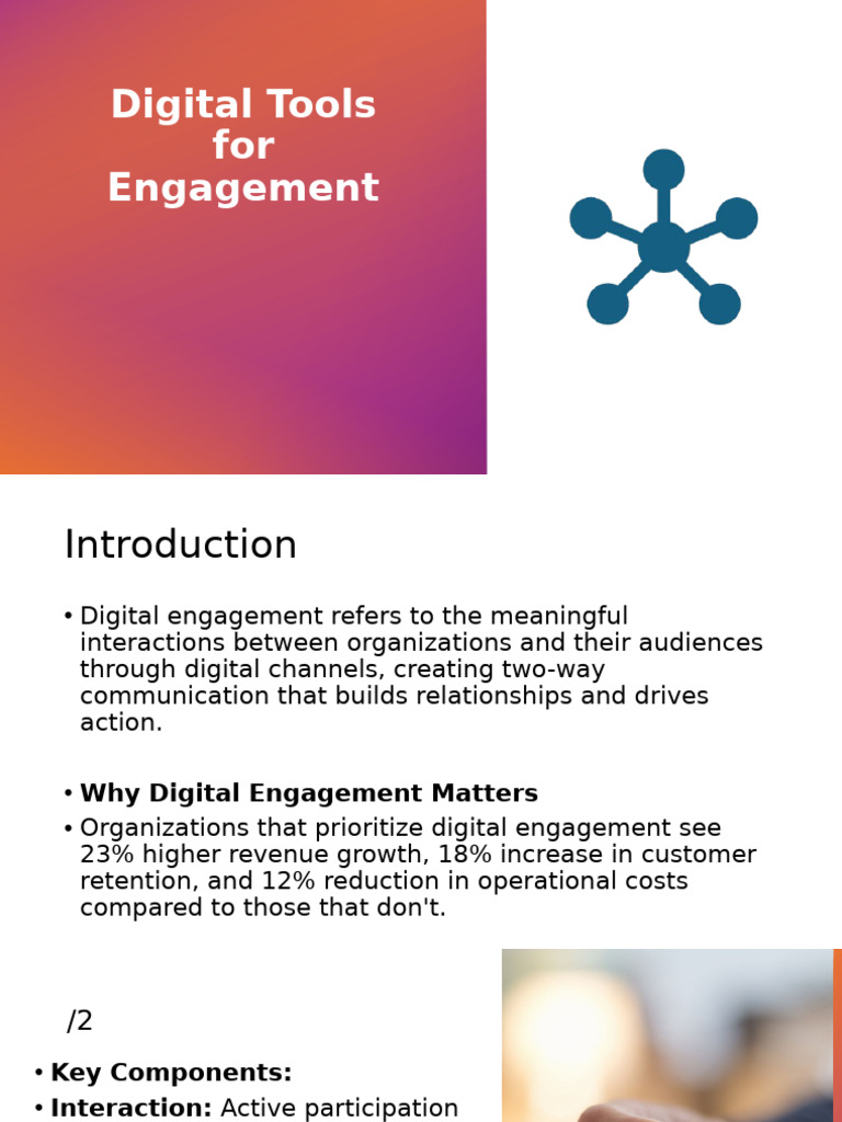 Digital Tools For Engagement | PDF | Analytics | Performance Indicator