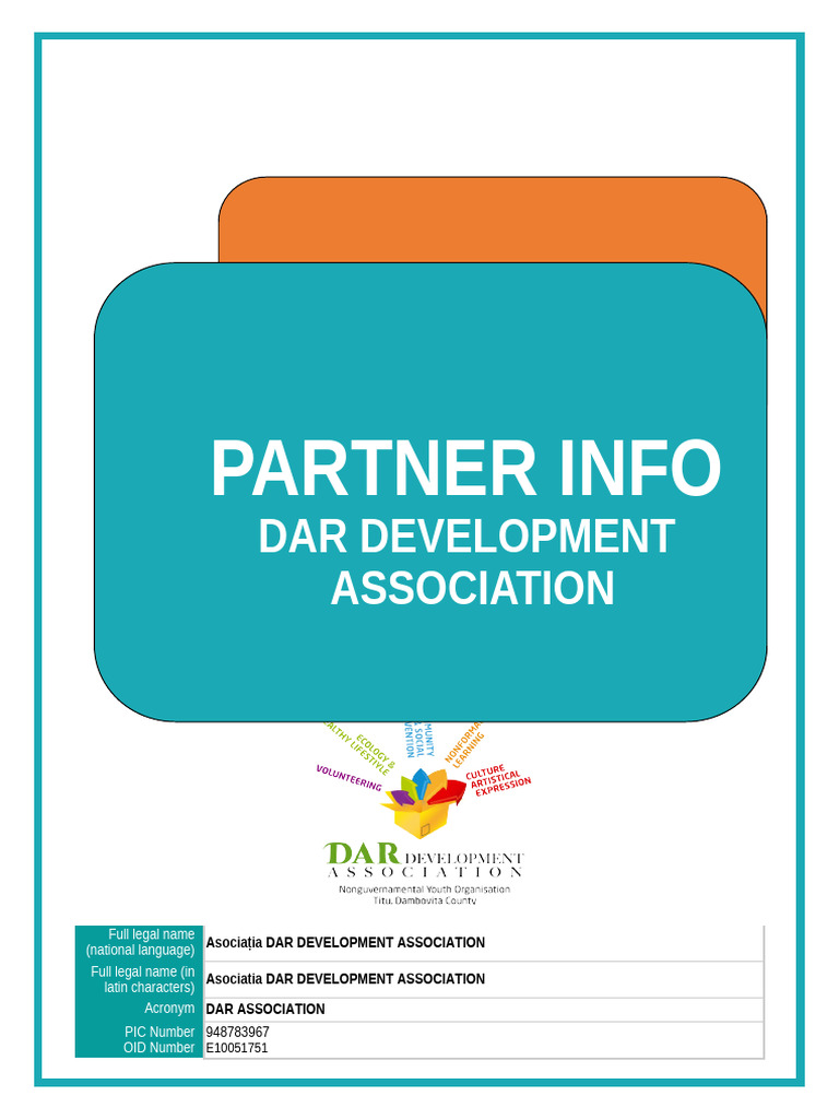 Pif Dar Development Association2025 | PDF | Non Governmental Organization
