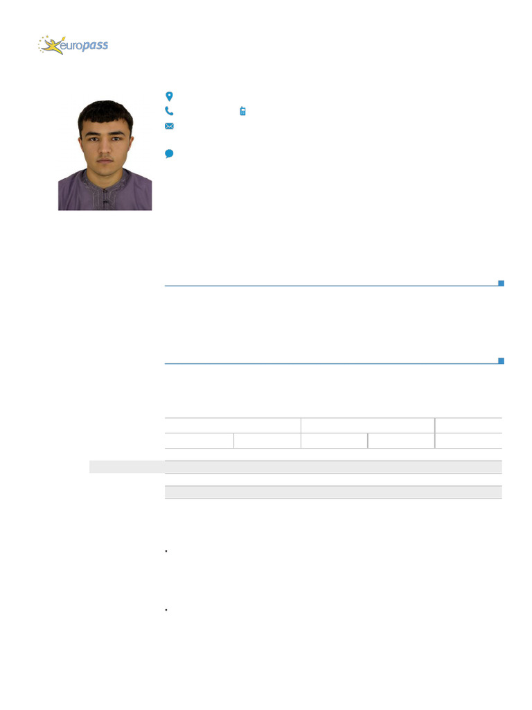 Curriculum Vitae Hamedullah Akhlaqi | PDF