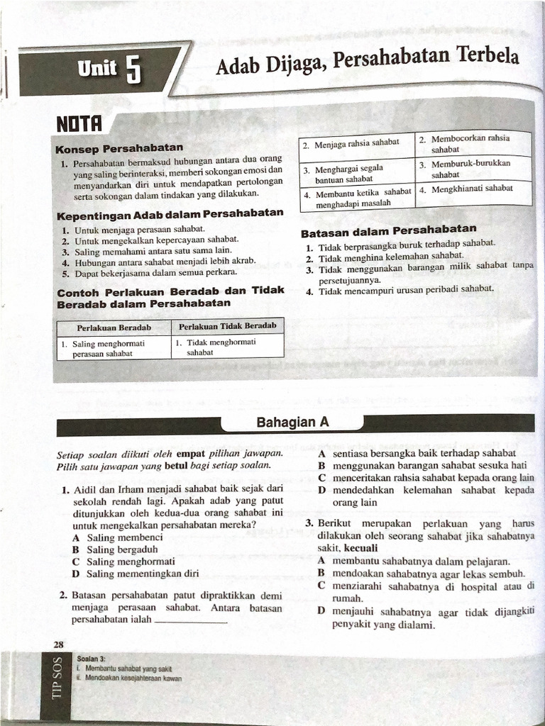 Revision Unit 5 | PDF