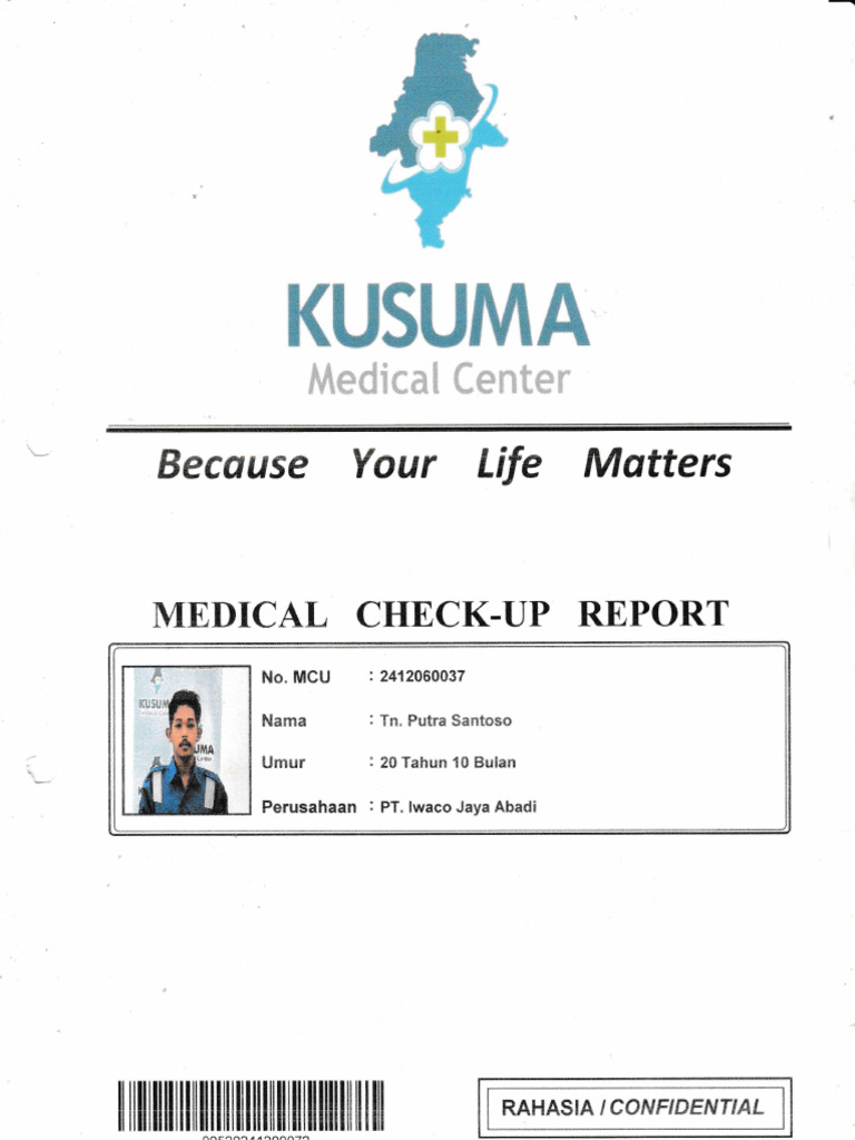 Laporan Pemeriksaan Kesehatan MCU | PDF
