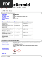 Oceanic HW 443 R Safety Data Sheet | PDF | Safety | Occupational Safety ...