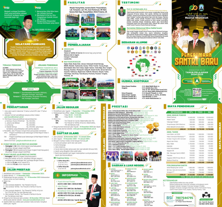 31 Brosur PSB Husnul Khotimah | PDF