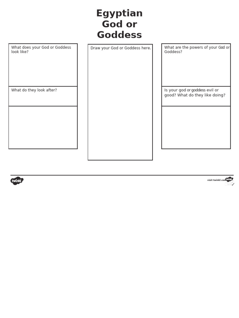 Egypt God or Goddess | PDF