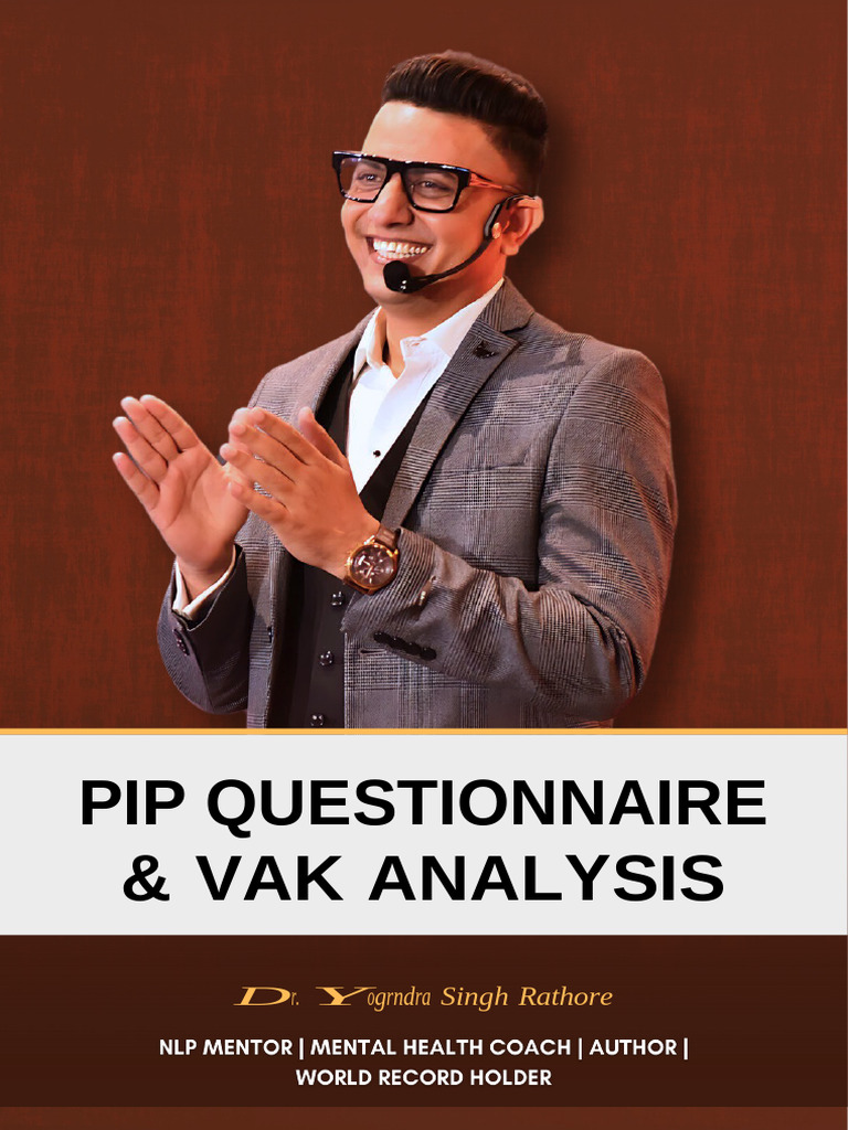 PIP & VAK Analysis (Hindi & English) - YSR Sir | PDF