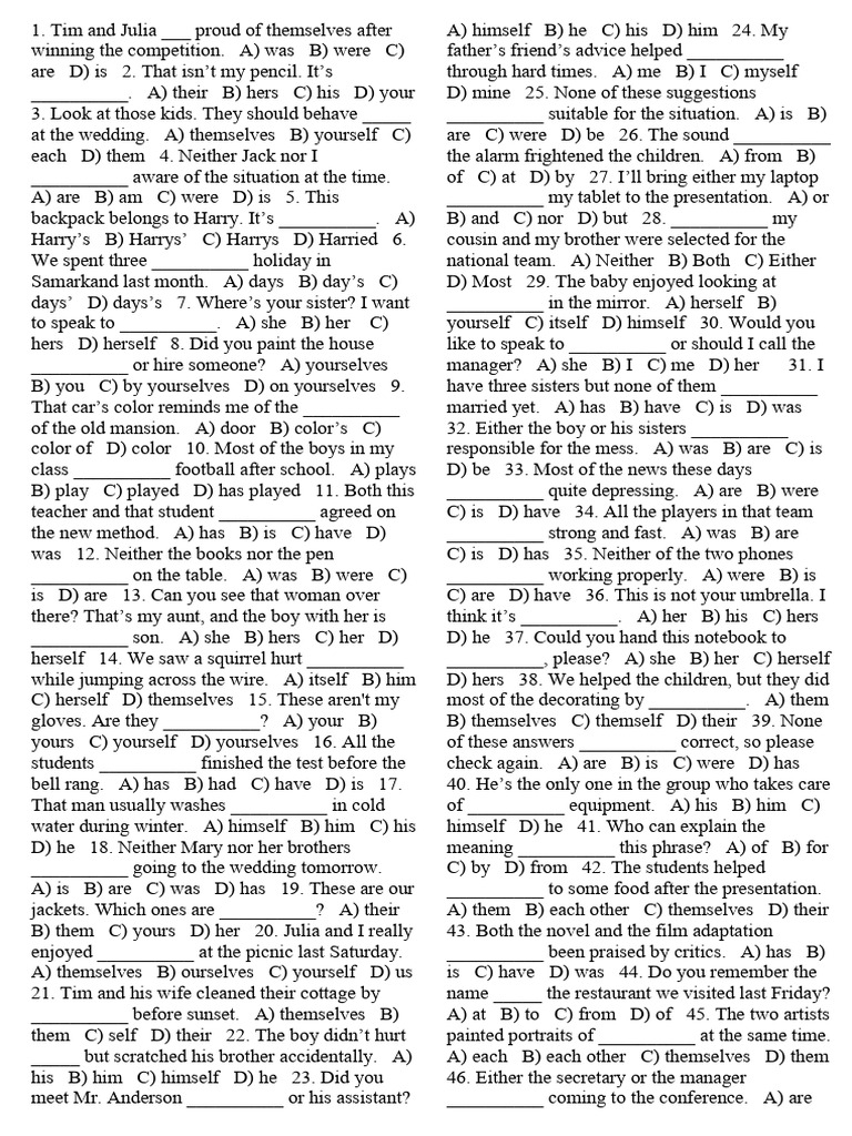 Pronouns Types 150 New Grammar 2 | PDF