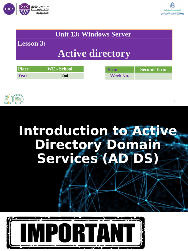 Active Directory Domain Services Overview | PDF | Group Policy | Active ...
