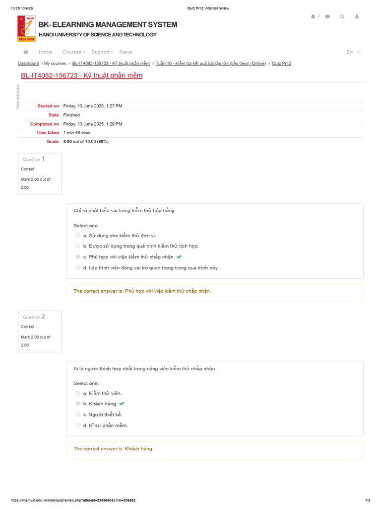 Quiz Pr12 Attempt Review | PDF