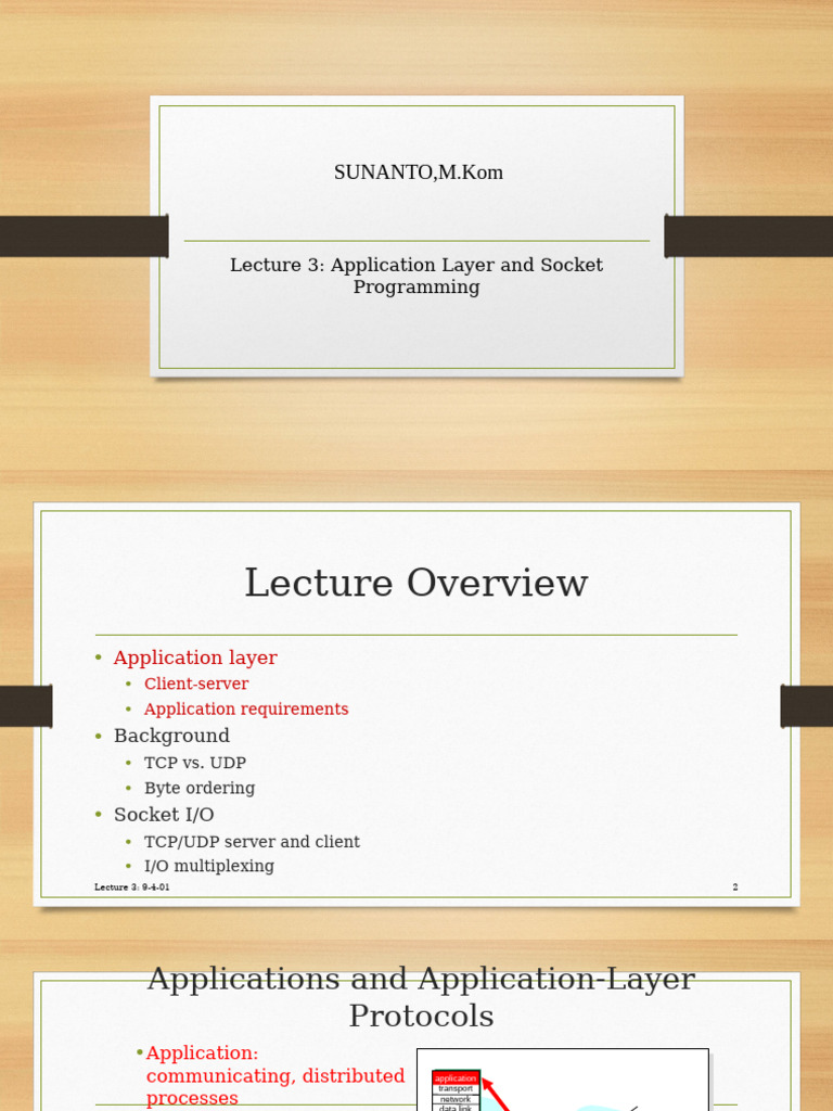 B06ec Pertemuan 06 Pengantar Socket Programming | PDF | File Transfer Protocol | Computer Network
