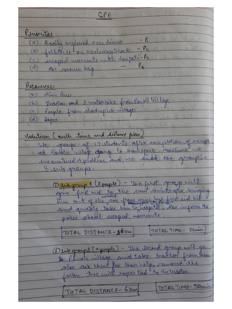 Best GPE Format 2024 | PDF