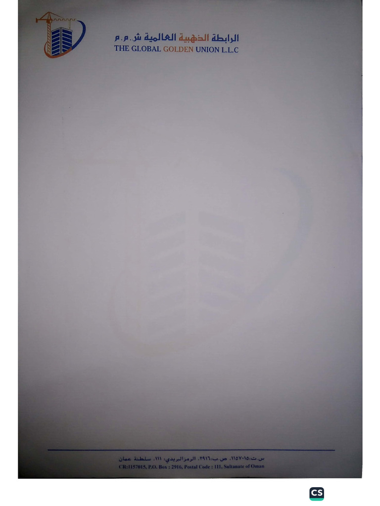 The Global Golden Union LLC | PDF