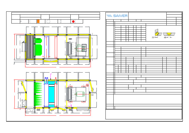 Shop Drawing AHU 5A-01 - R2 | PDF | Manufactured Goods | Mechanical ...