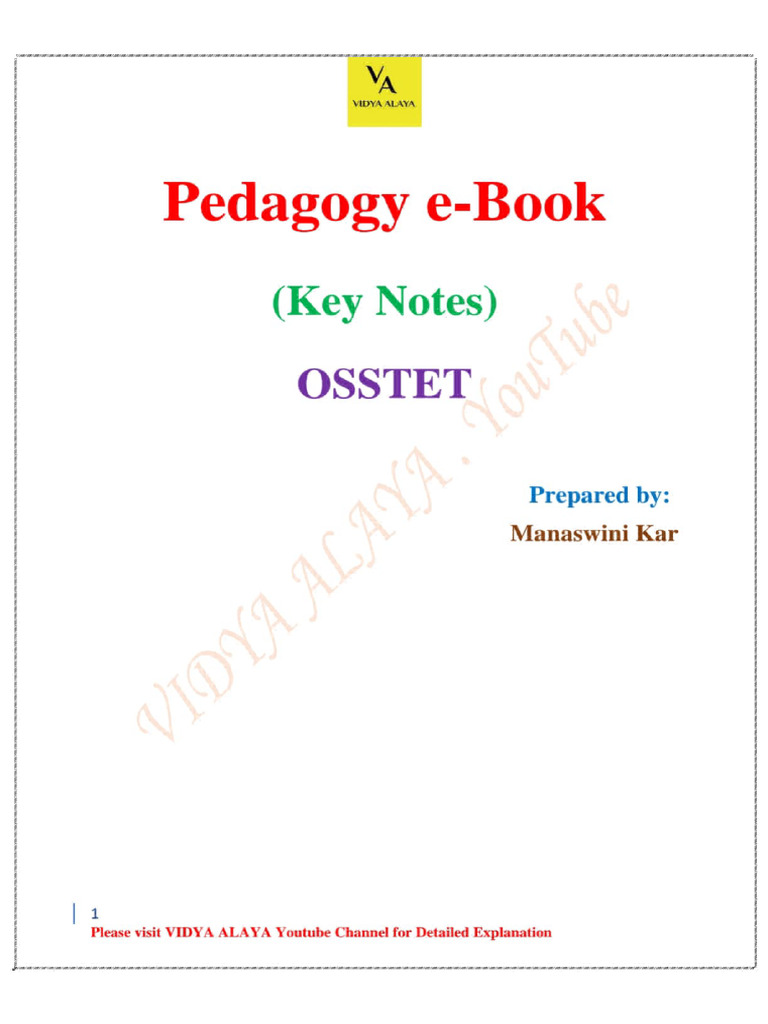Ebook Pedagogy | PDF