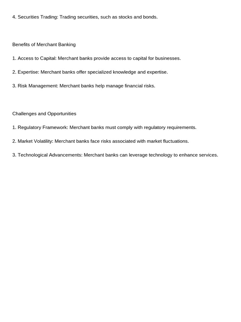 Merchant Banking and Financial Services 2 | PDF