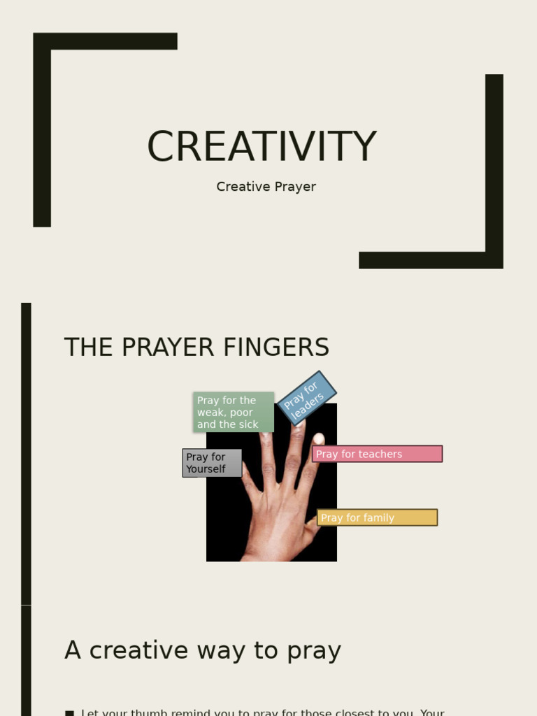 4-Creativity - Creative Prayer | PDF