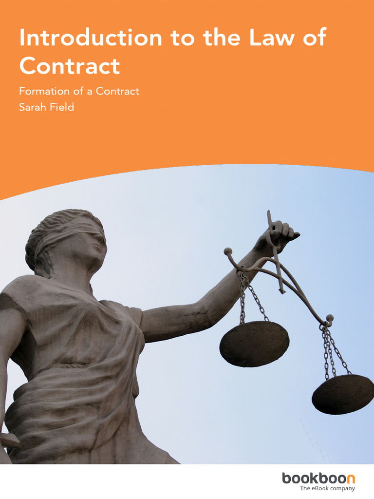 Introduction To The Law of Contract | PDF | Offer And Acceptance | Consent