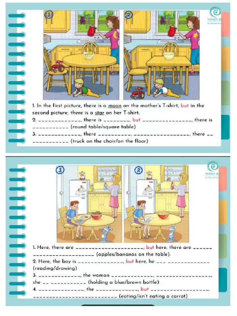 Speaking Movers - Find The Difference | PDF