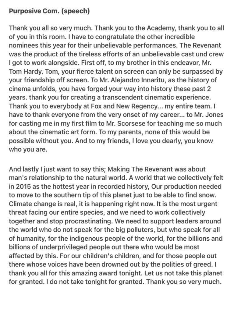 Purposive Com. (Speech) | PDF