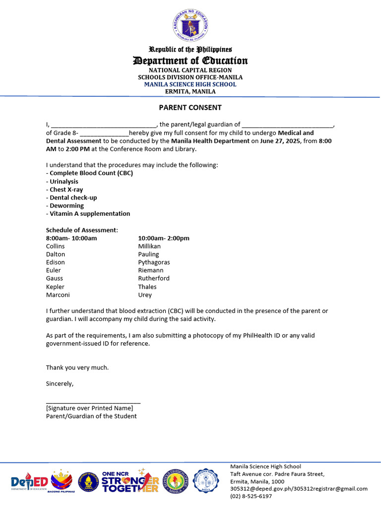 Parent Consent | PDF