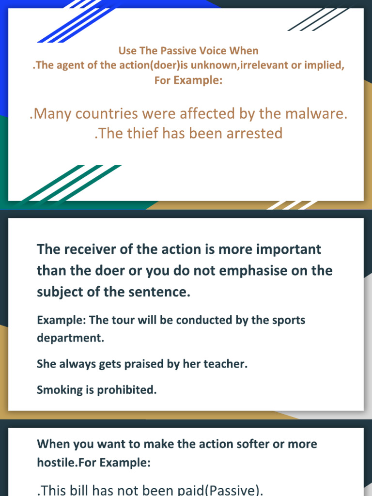 Active Passive Voice | PDF