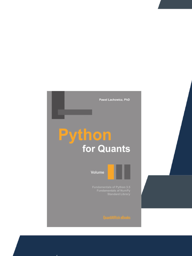Python For Quants (Volume I) Wei Zhi PDF Download | PDF | Longitude | Tide