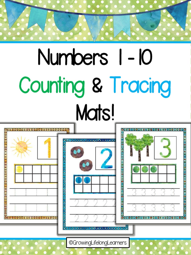 Nature Walk Counting Mats 1-10 | PDF | Copyright Law