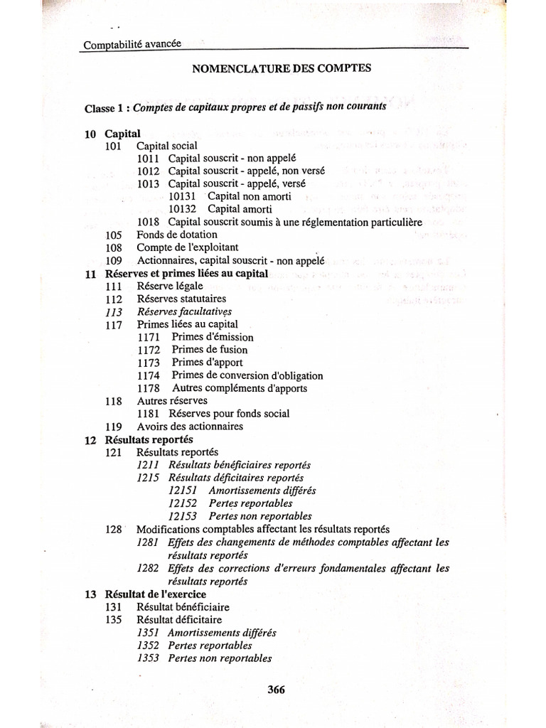 Le Plan Comptable | PDF