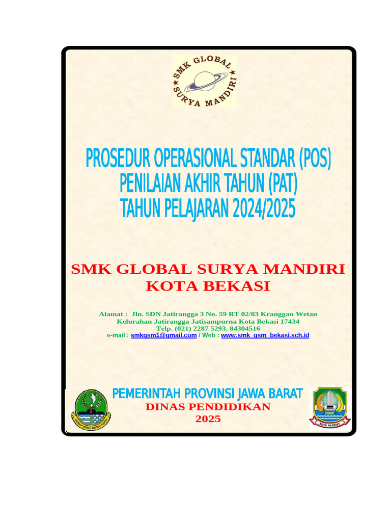Cover Pos Pat 2024 - 2025 | PDF