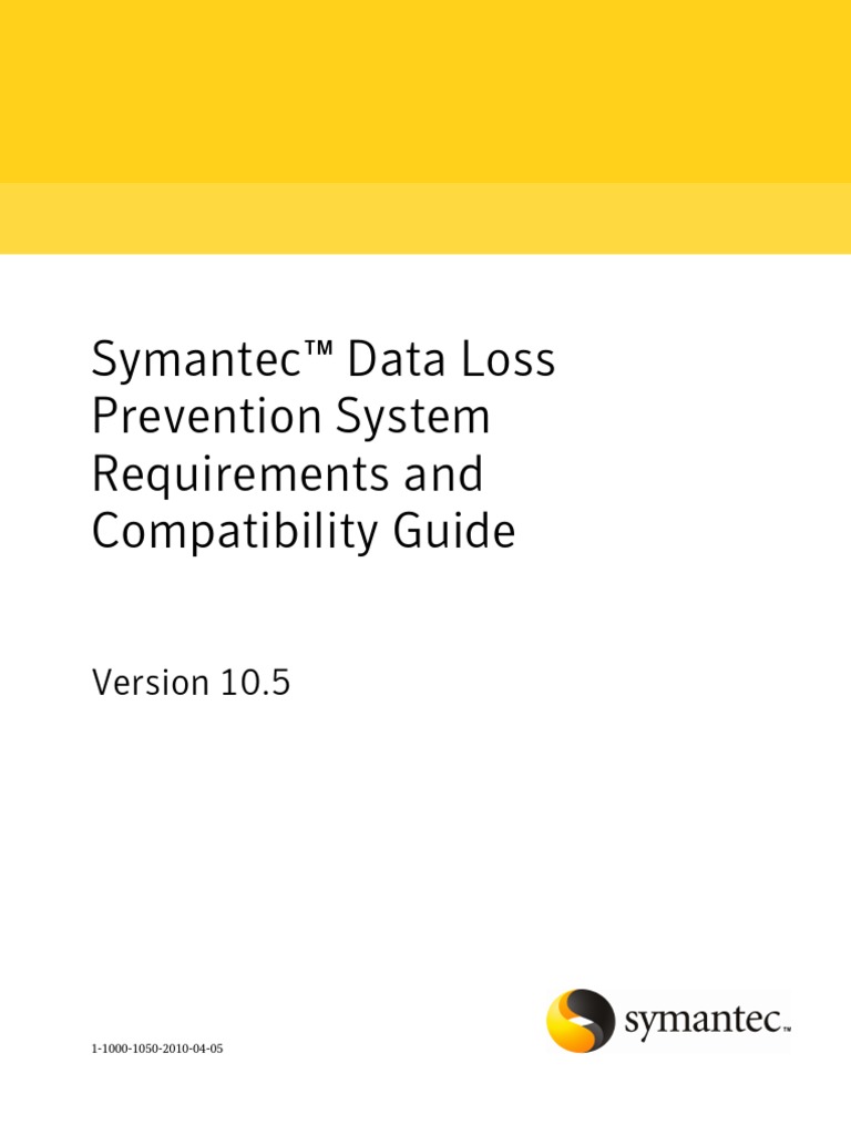 Symantec DLP 10.5 System Requirements Guide | PDF | Oracle Database ...
