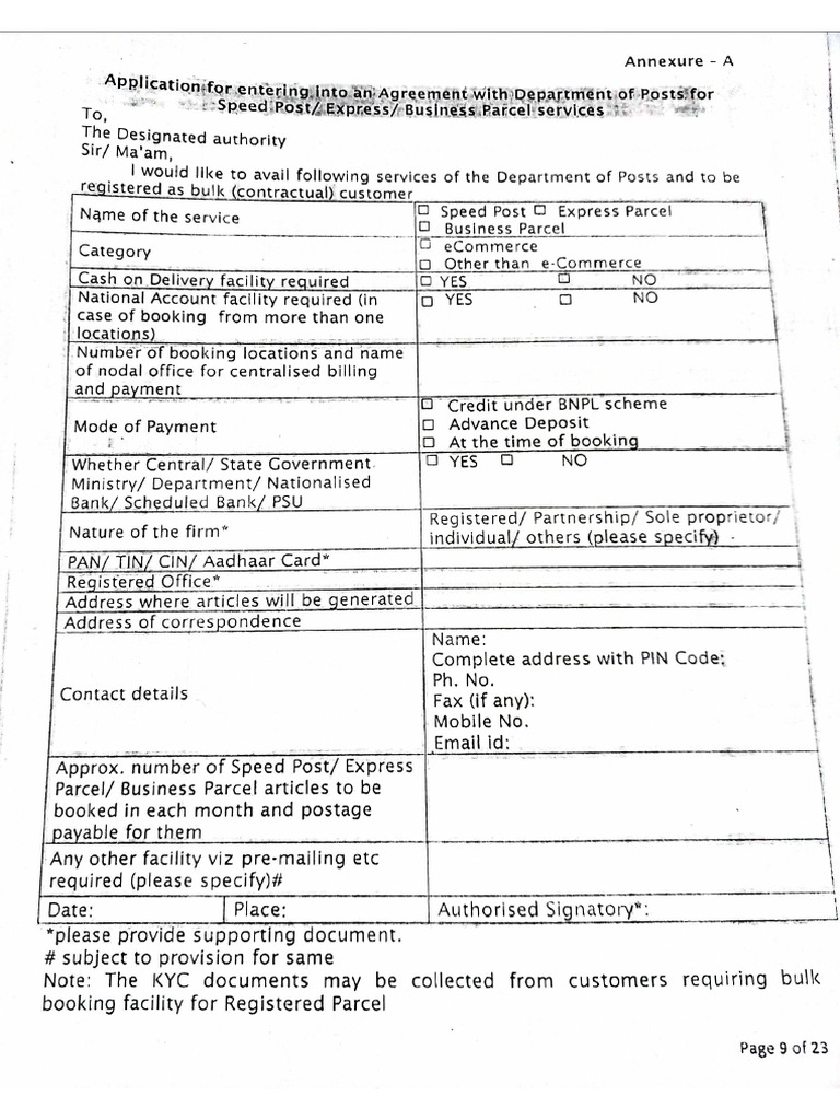 BNPL Form-1-6 | PDF