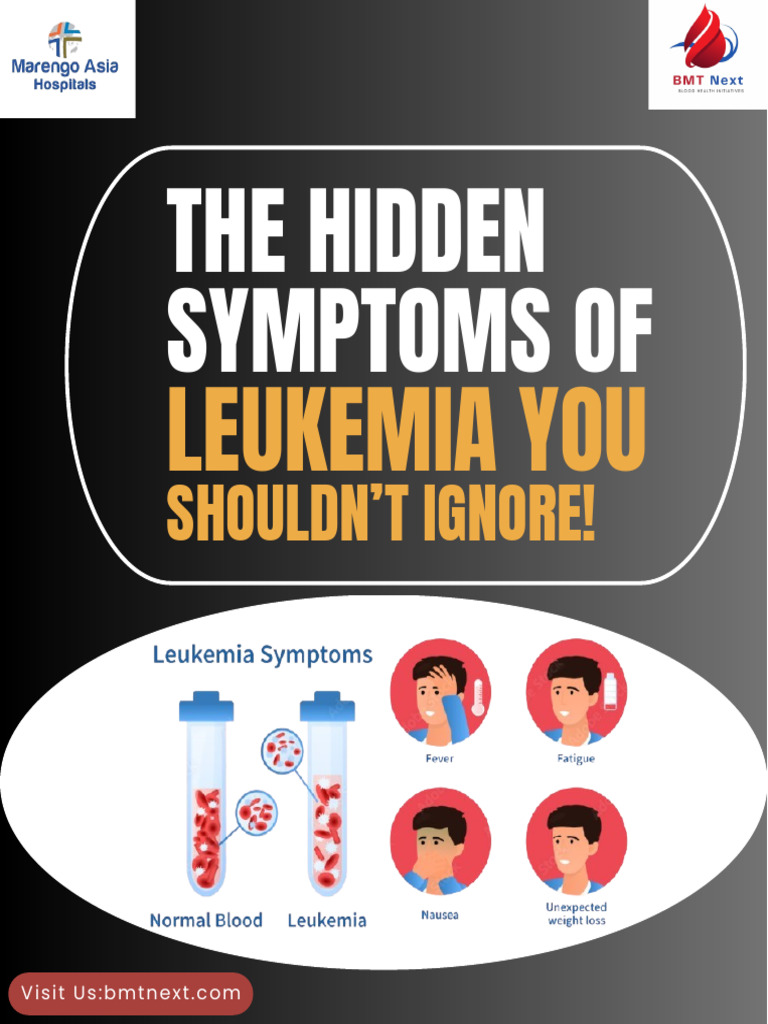 The Hidden Symptoms of Leukemia You Shouldn't Ignore BMTnext | PDF