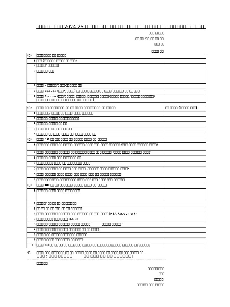 BLANK Income Tax | PDF | Tax Exemption | Taxes
