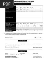 Hostel Leave Application Form | PDF