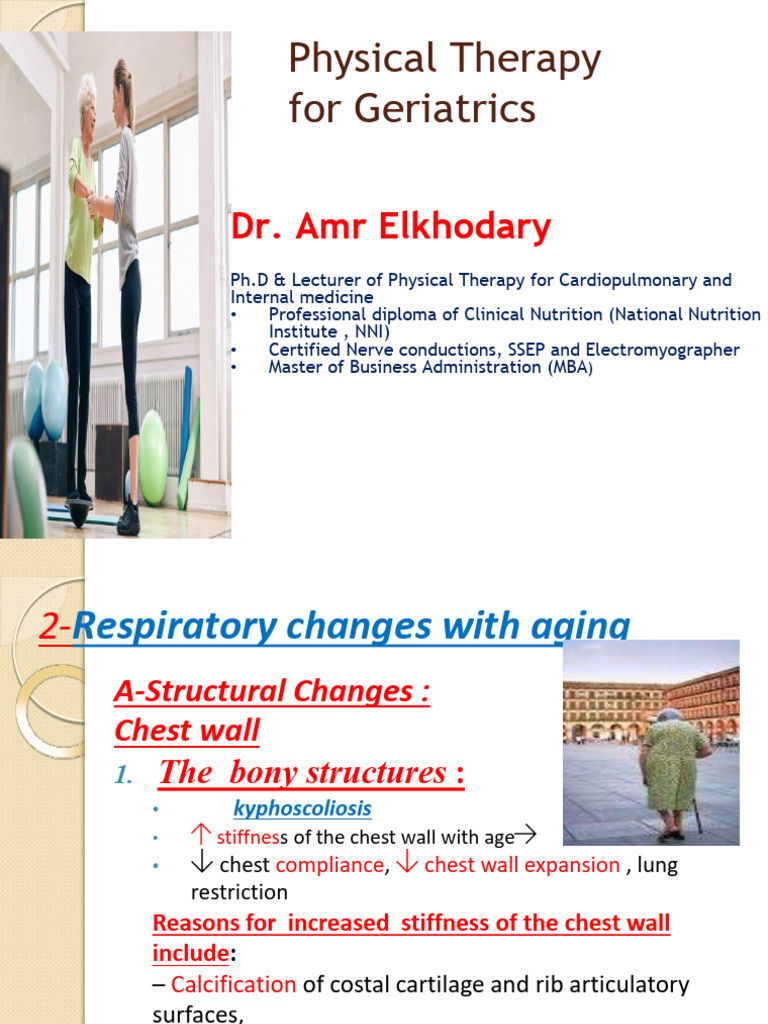 Geriatric Rehabilitation Lec 3 | PDF | Skeletal Muscle | Bone