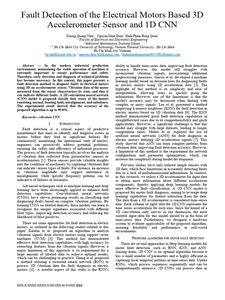 Fault Detection Paper - Ver2 | PDF | Deep Learning | Applied Mathematics