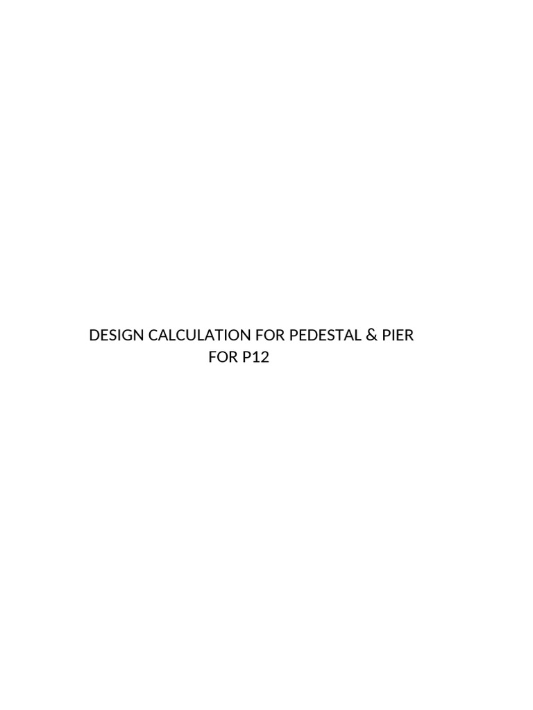 Design of Connection Steel Pier Cap p03 | PDF | Buckling | Materials ...