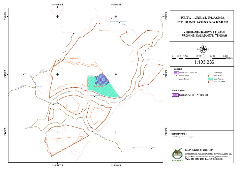 Peta Plasma PT. BAM | PDF