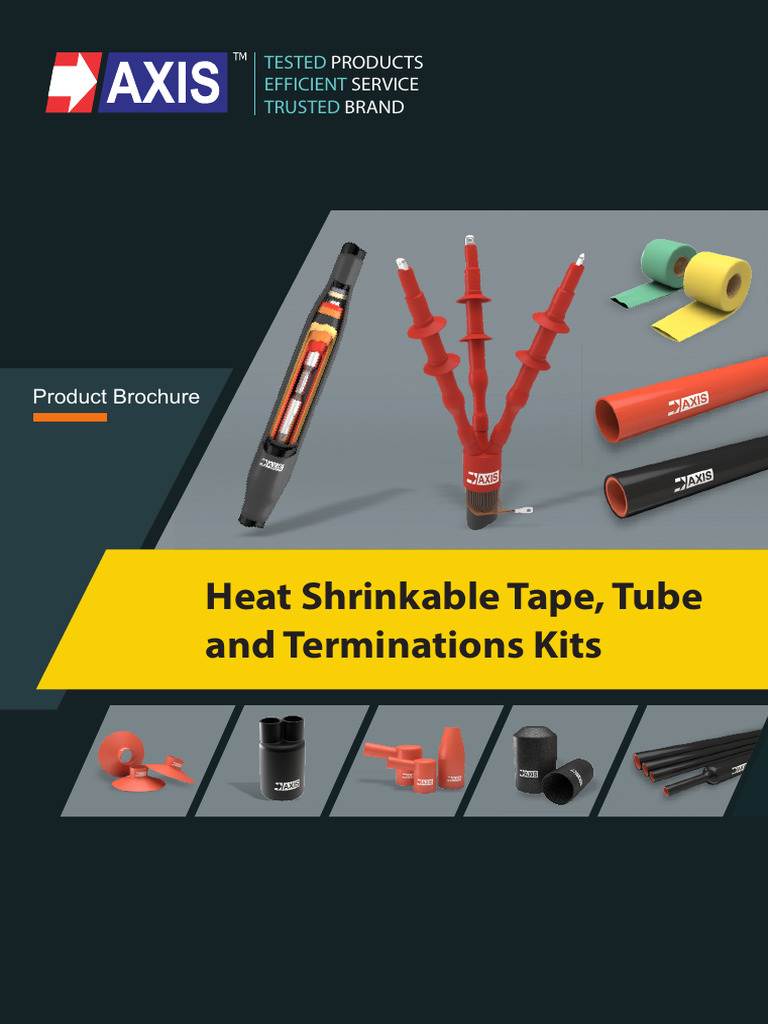 Heat Shrinkable Electrical Kits Brochure | PDF | Insulator (Electricity ...