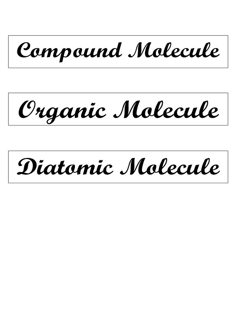 Molecule PDF | PDF