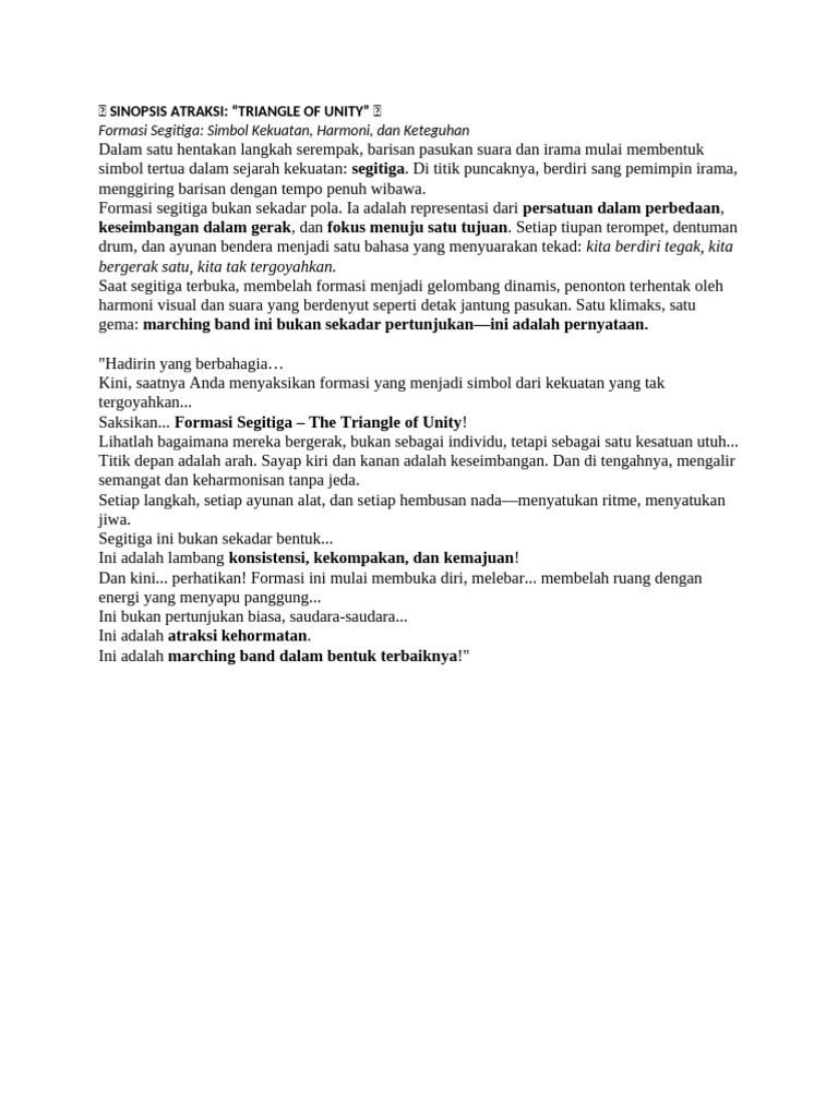 ? Sinopsis Atraksi | PDF