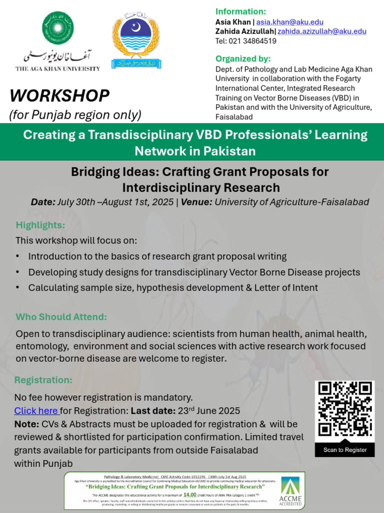 V1_Flyer Grant Writing Workshop 2025 | PDF