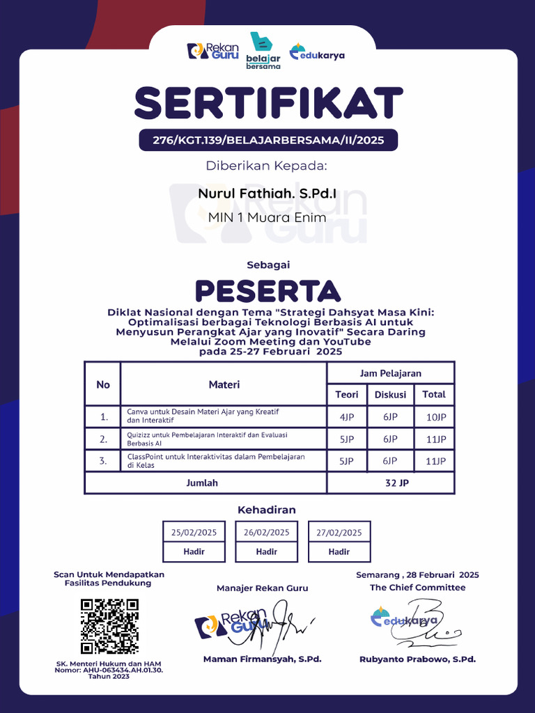 Rekan Guru - 2025 03 02 | PDF