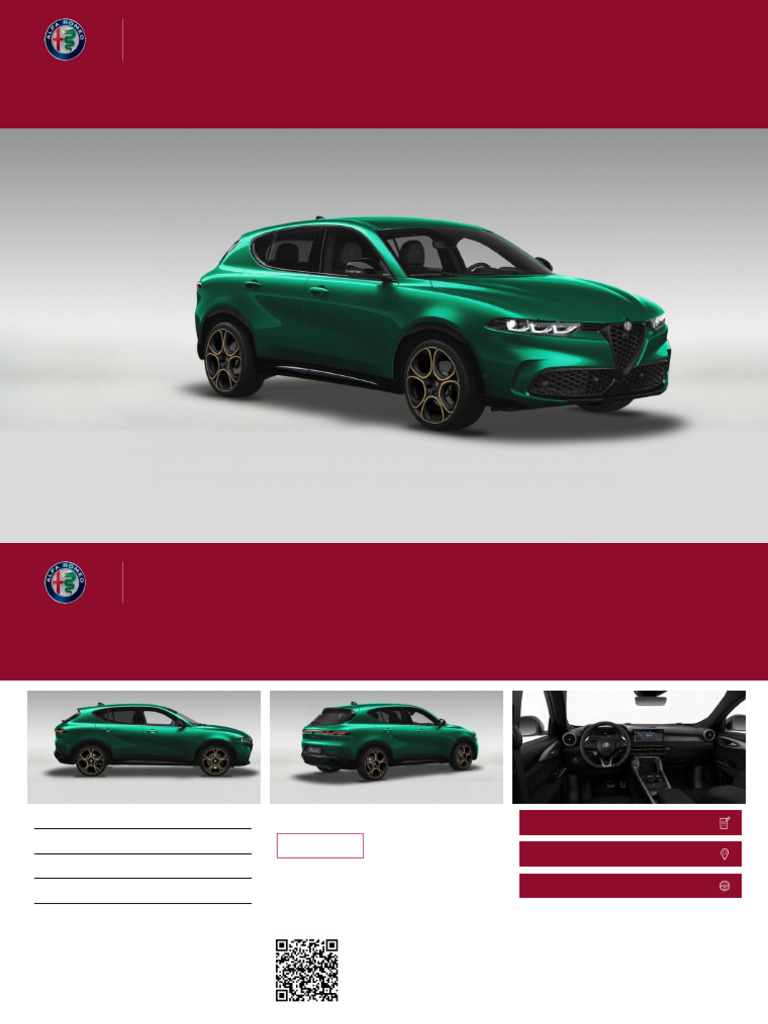 ALFAROMEO Tonale-My25 Intensa FE488CDF | PDF | Ahorro de combustible en ...