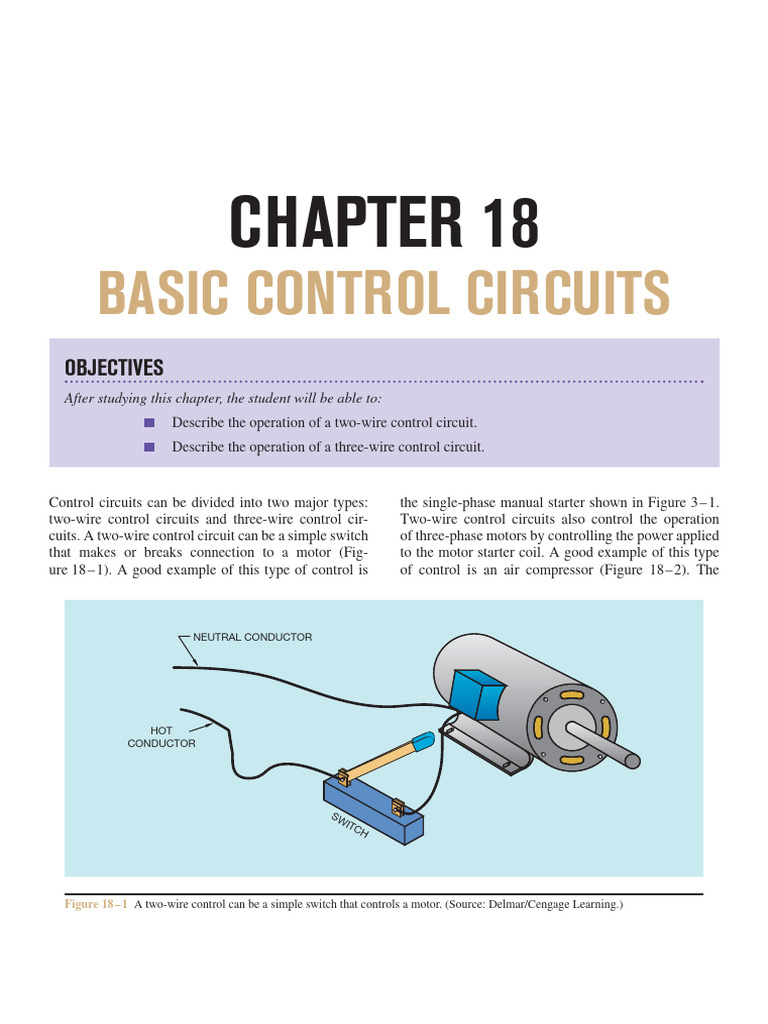 Chapter 18 Basic Control Circuits | PDF | Switch | Transformer