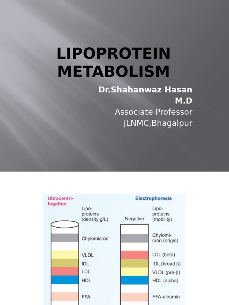 Lipoprotein Metabolism | PDF