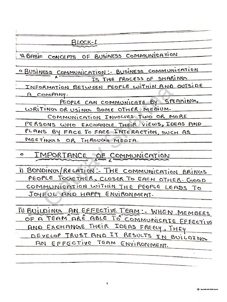 English Business Communication | PDF | Communication | Nonverbal ...