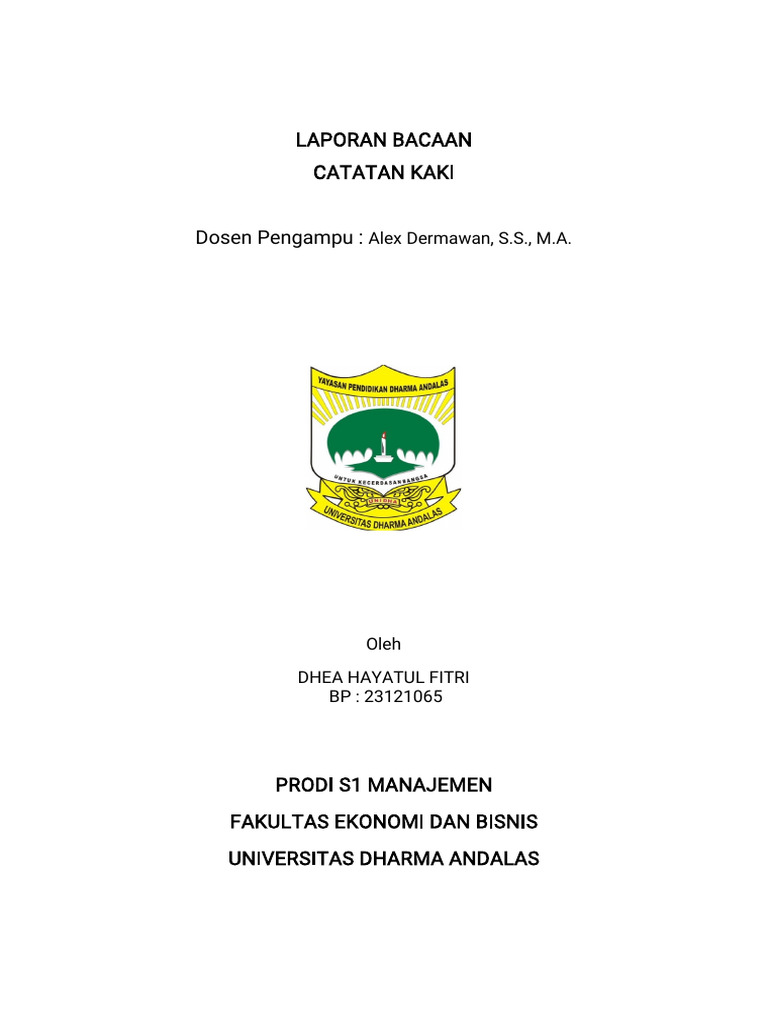 Catatan Kaki | PDF