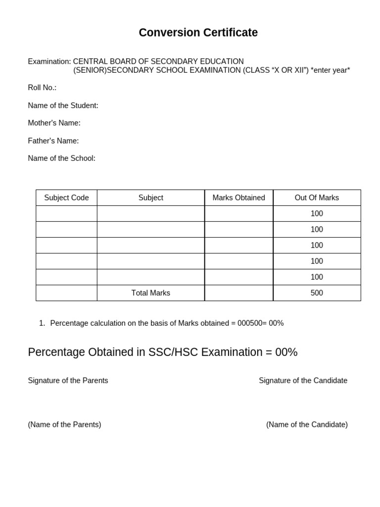 Conversion Certificate (Atulyaparmar) | PDF
