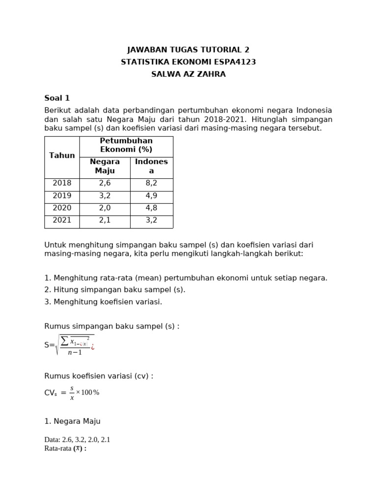 Soal Tugas 2 | PDF